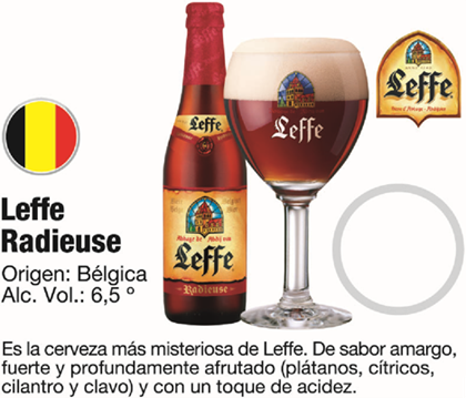 Cerveceria City: Cerveza Leffe Radieuse